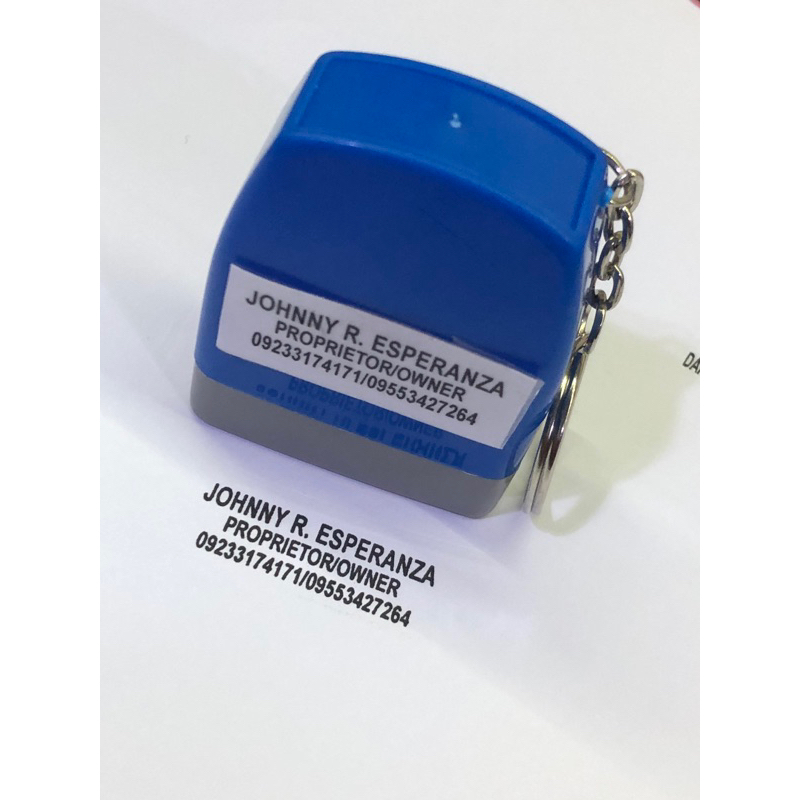 HA 1333 FREE NAME W SIGNATURE PERSONALIZED STAMP | Shopee Philippines