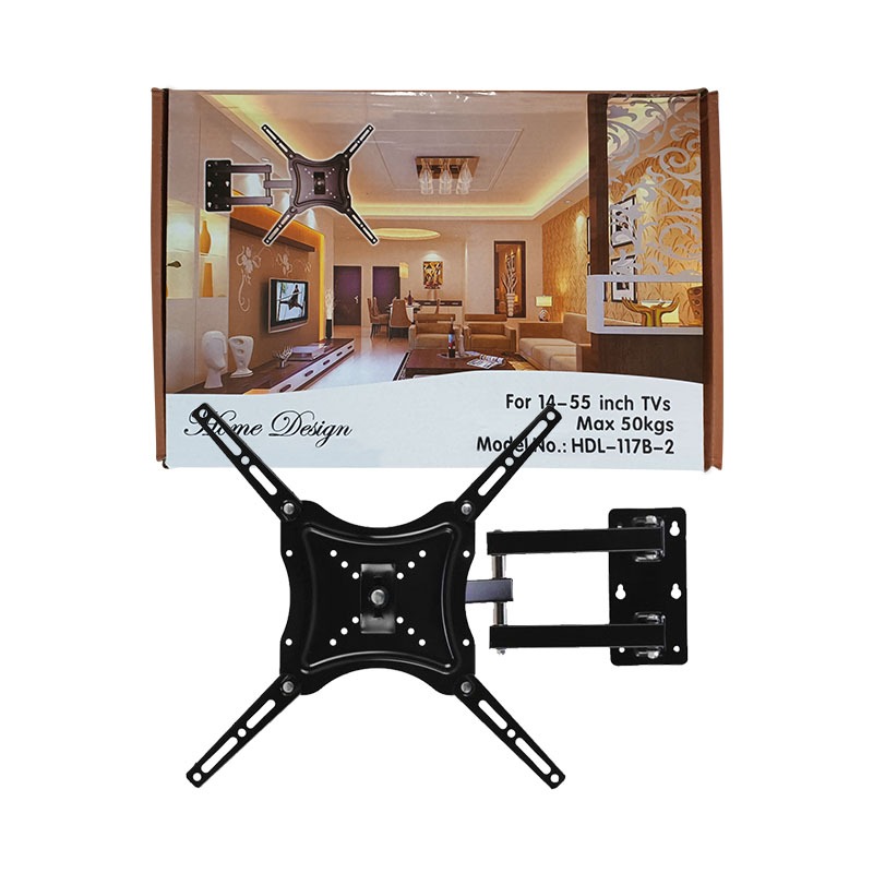 Home Design HDL-117B-2 Universal Plasma/LCD Wall Mount 14"-55inch | Shopee Philippines