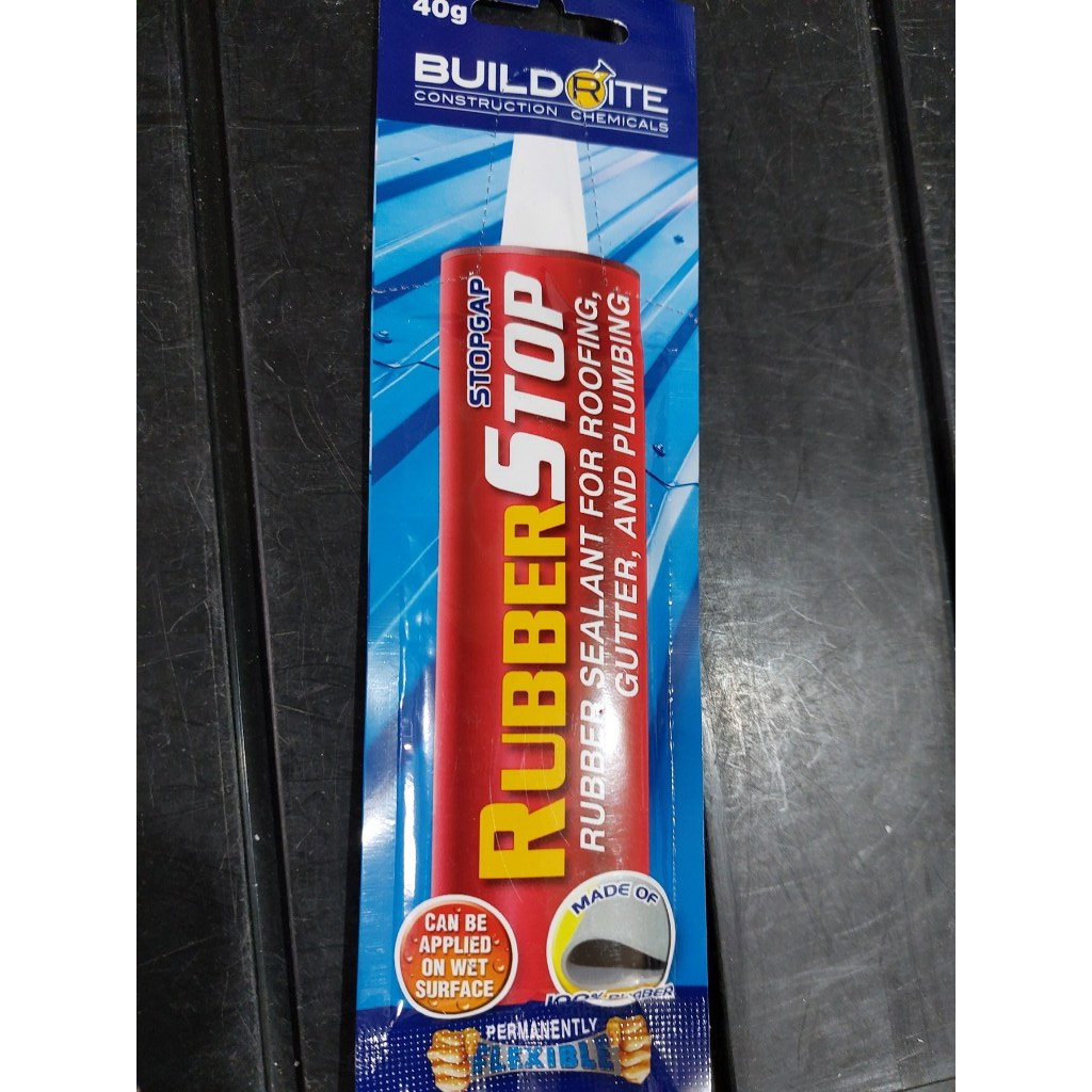 Buildrite 40g SACHET Rubberstop Flexible Rubber Sealant | Shopee ...