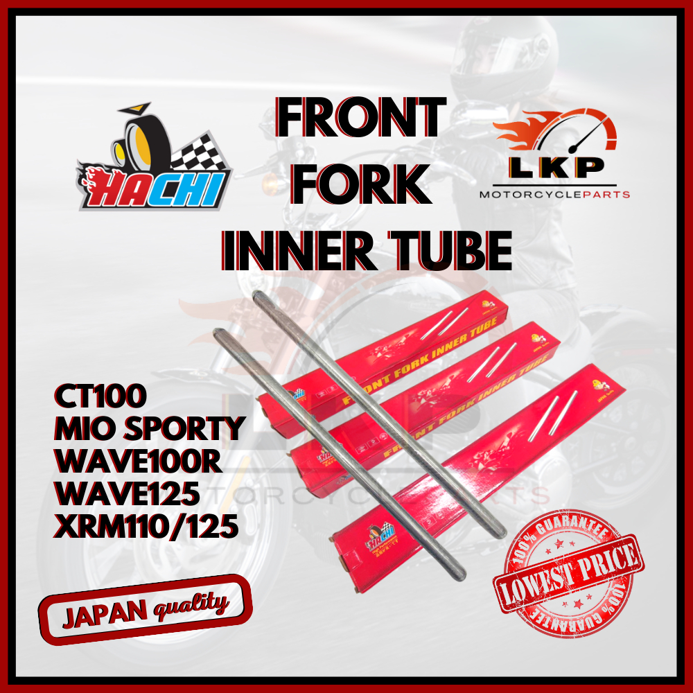 HACHI MOTORCYCLE FRONT FORK INNER TUBE XRM110/WAVE100R/WAVE125/CT100 ...
