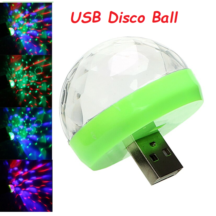USB Disco Light Party Lights OTG Mini Disco Ball Stage Led Light ...