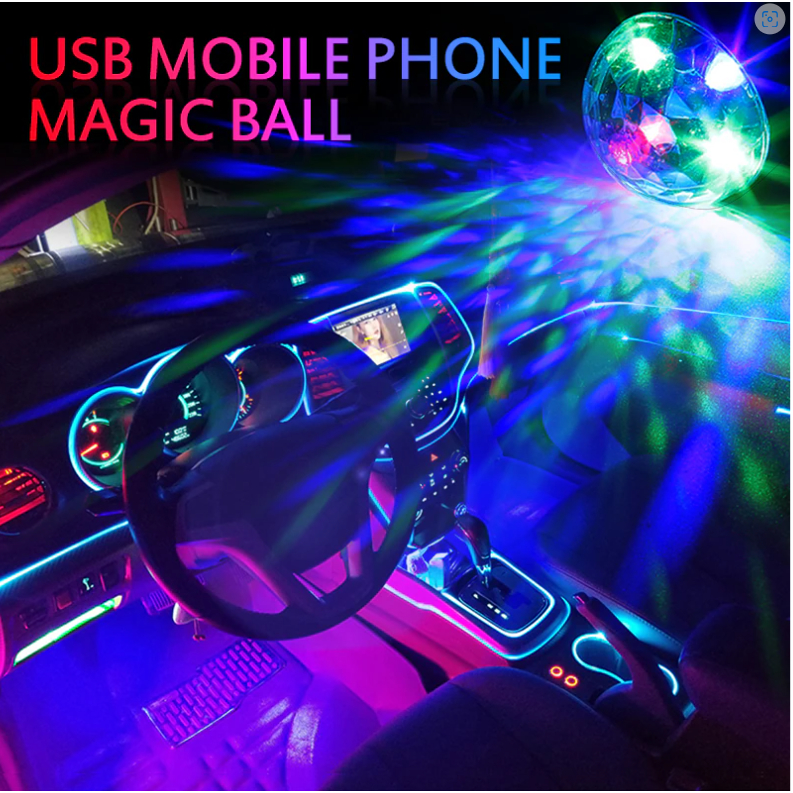 USB Disco Light Party Lights OTG Mini Disco Ball Stage Led Light ...