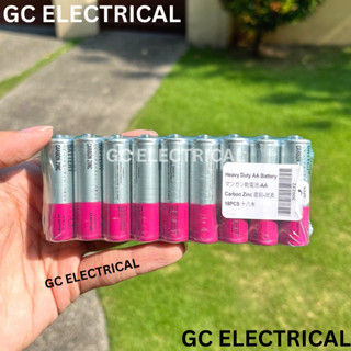 DAISO Japan 18pcs HEAVY DUTY AA BATTERY (Sold per 18pcs pack) Double A ...