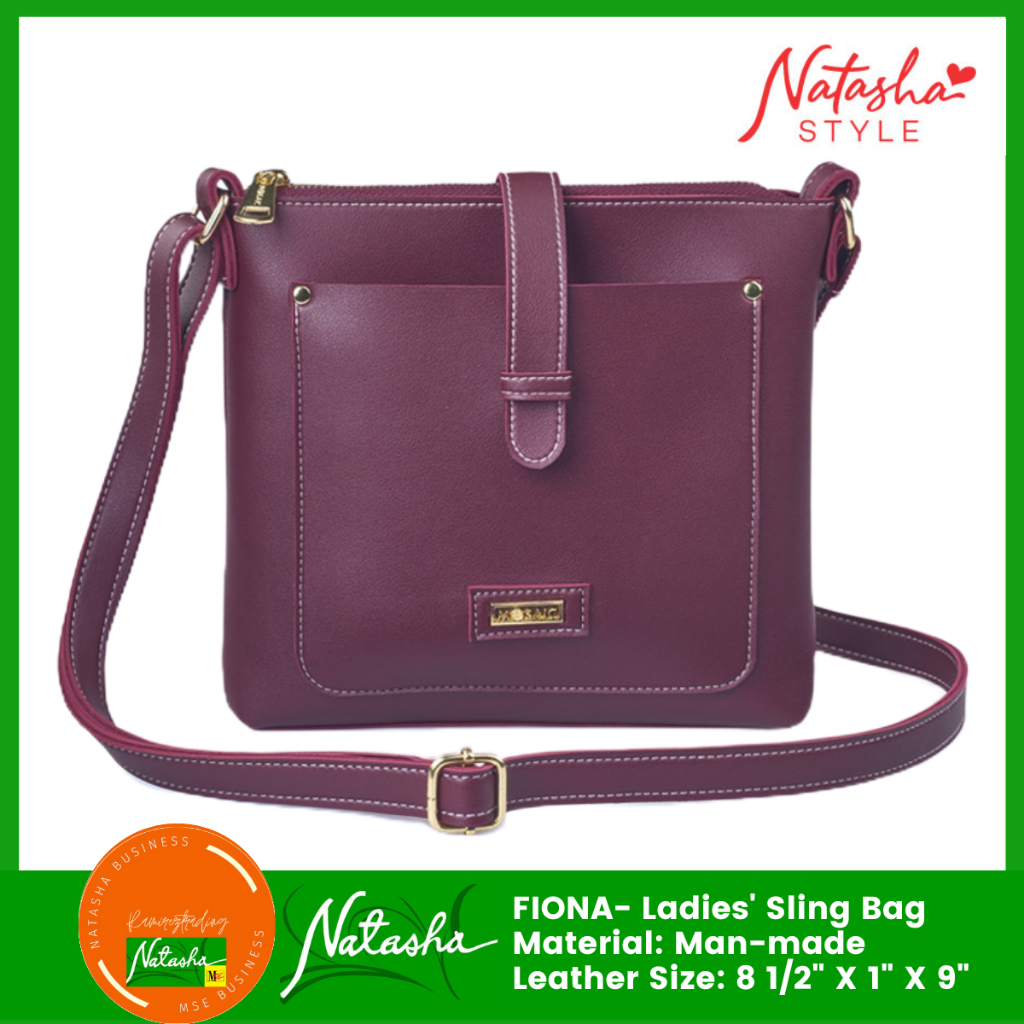 NATASHA BAG | FIONA LADIES SLING BAG 100% ORIGINAL BY NATASHA | Shopee ...