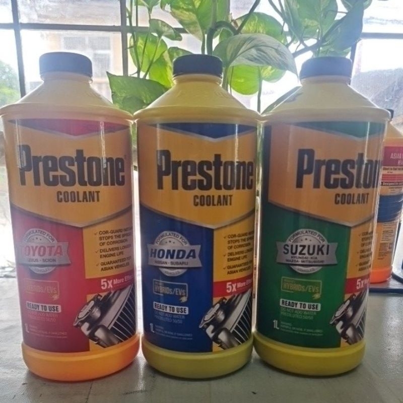 PRESTONE COOLANT FOR TOYOTA ,HONDA, SUZUKI, ALL VEHICLES (1 liter ...