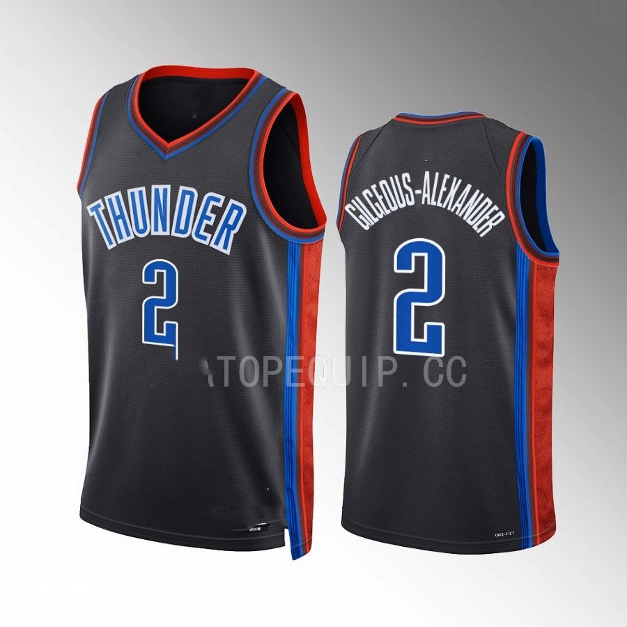 2022-23 New Oklahoma City Thunder Number 2 Shai Gilgeous Alexander ...