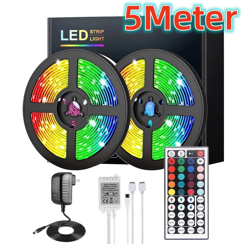 Supermax 5/10 Meters Indoor/Outdoor LED RGB Strip Light Color Changing ...