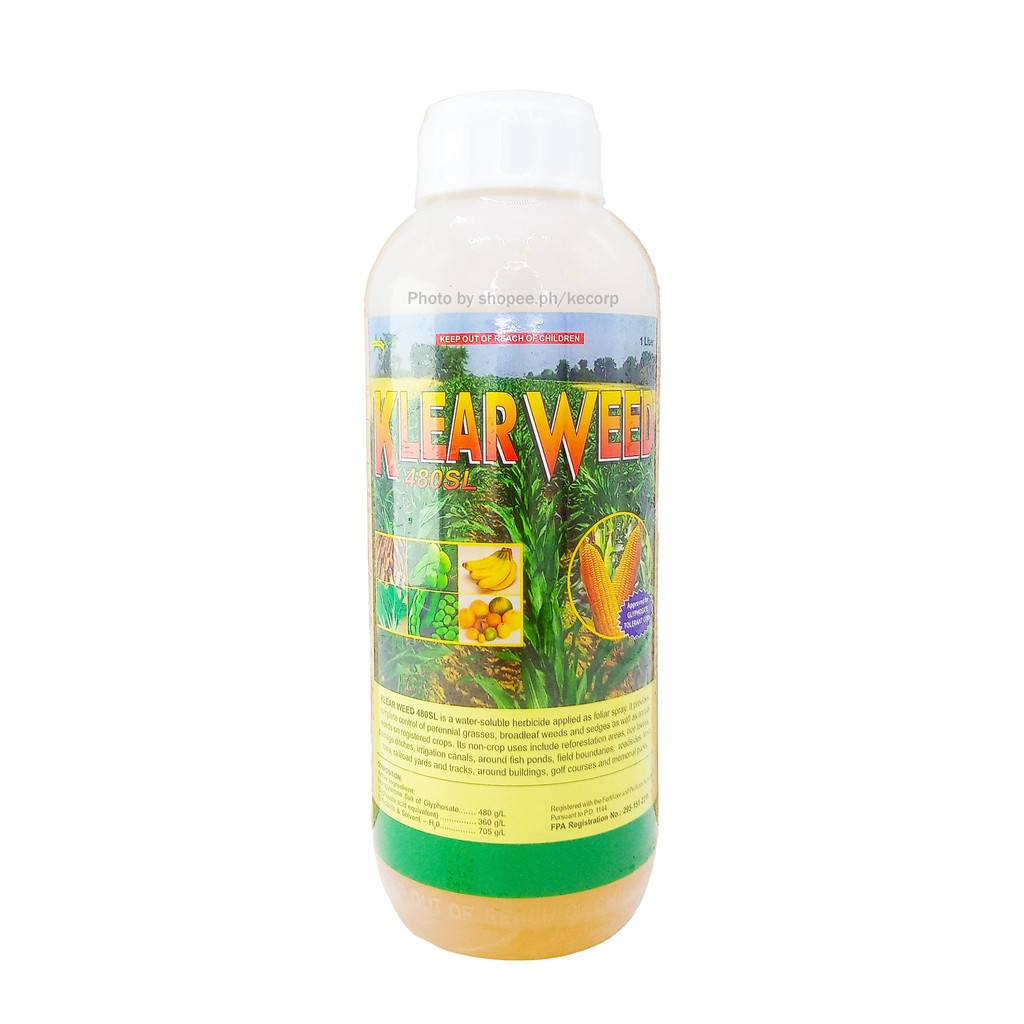 Vann Hawk Klear Weed 480SL Glyphosate Herbicide 1 L KECORP_S1 | Shopee ...