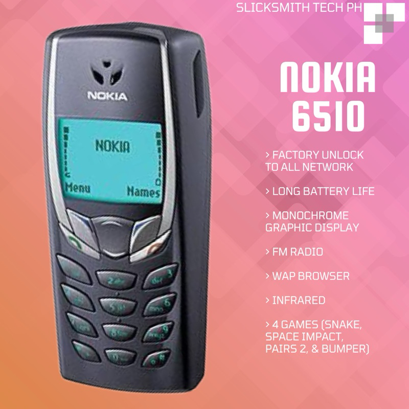 Nokia 6510 Openline | Vintage Phone | Shopee Philippines