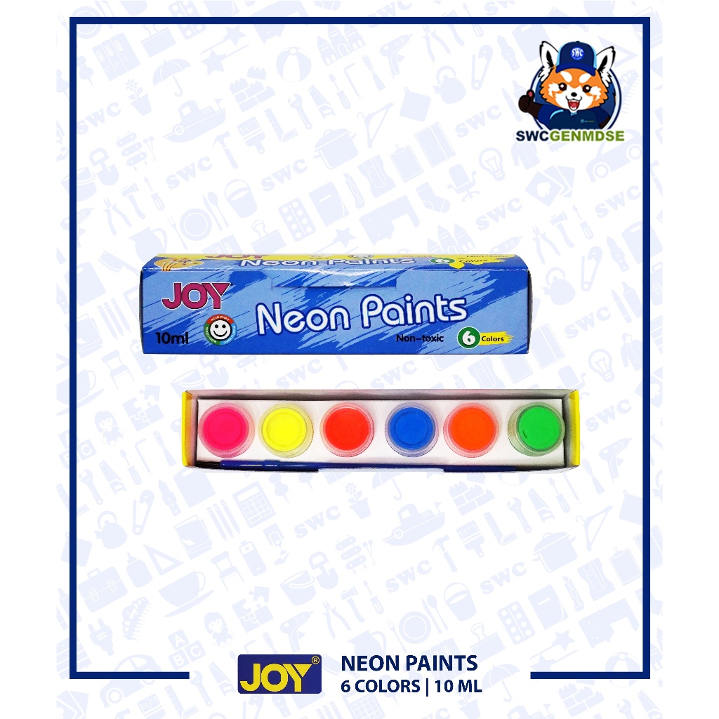 JOY Neon Paints 10 ML | 6 Colors | NP0610 | Shopee Philippines