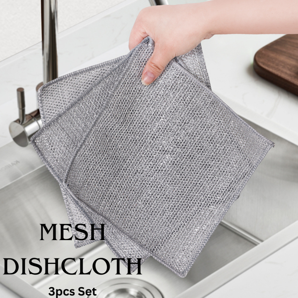 Multifunctional Double Layer Non Scratch Wire Dishcloth Wire ...
