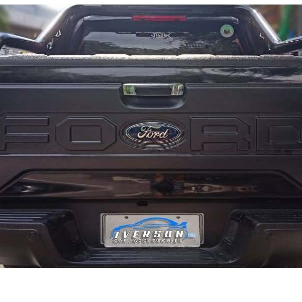 Ranger 2015 to 2021 Rear Cladding with Hole Matte Black for Ford Ranger ...