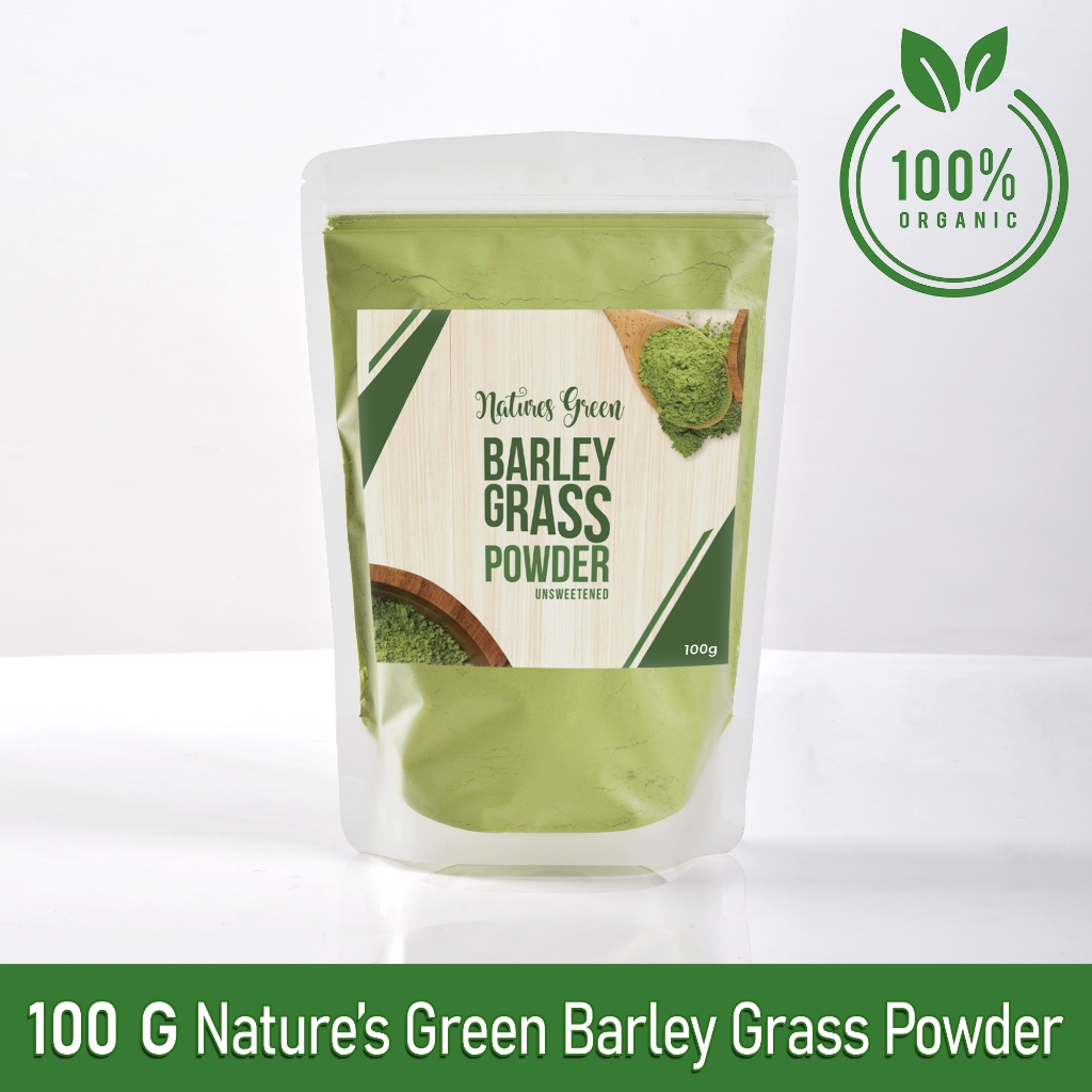 Nature's Green Unsweetened Premium Organic Barley Grass Powder (50g ...