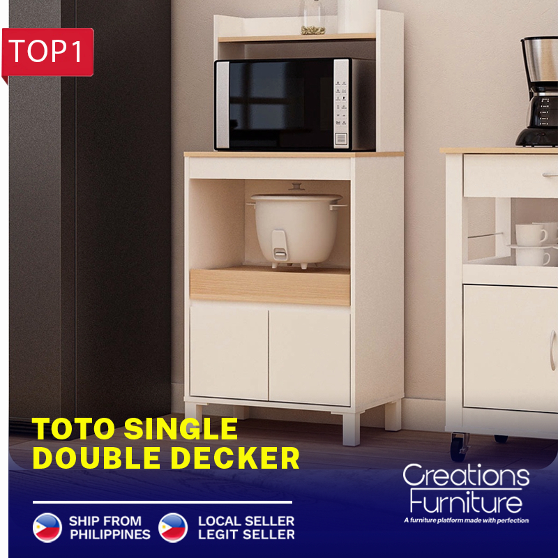 Informa Floor Standing Kitchen Storage Cabinet Kitchen Racks/ Microwave ...