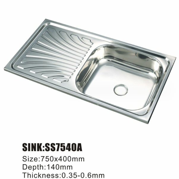 Stainless Steel Kitchen Sink With faucet Stand Countertop Portable ...