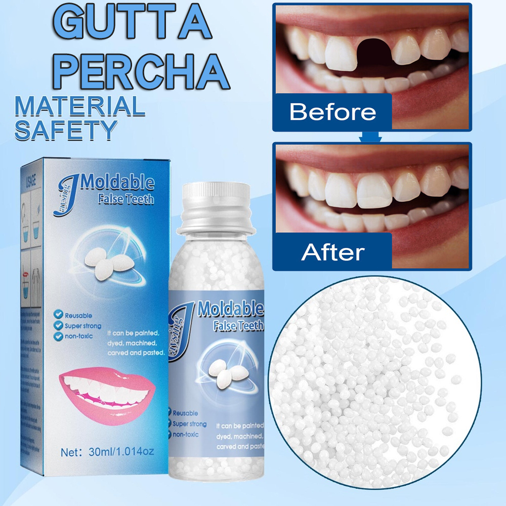 30ML Temporary Tooth Repair Kit Solid Glue Denture Adhesive Teeth and ...