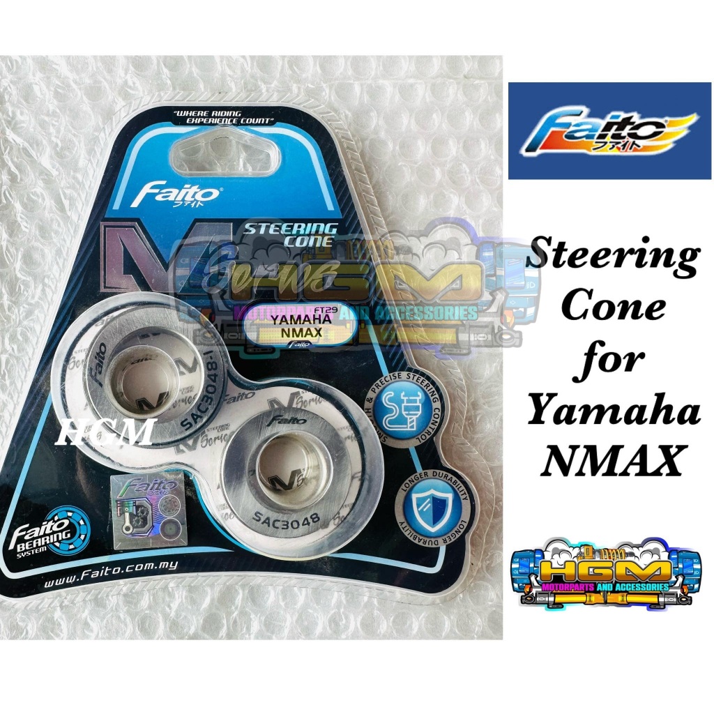 FAITO STEERING CONE | KNUCKLE BEARING FOR NMAX | Shopee Philippines