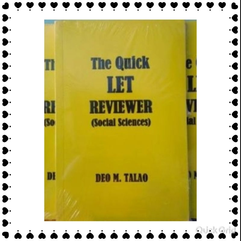 The Quick LET REVIEWER (Social Science) | Shopee Philippines