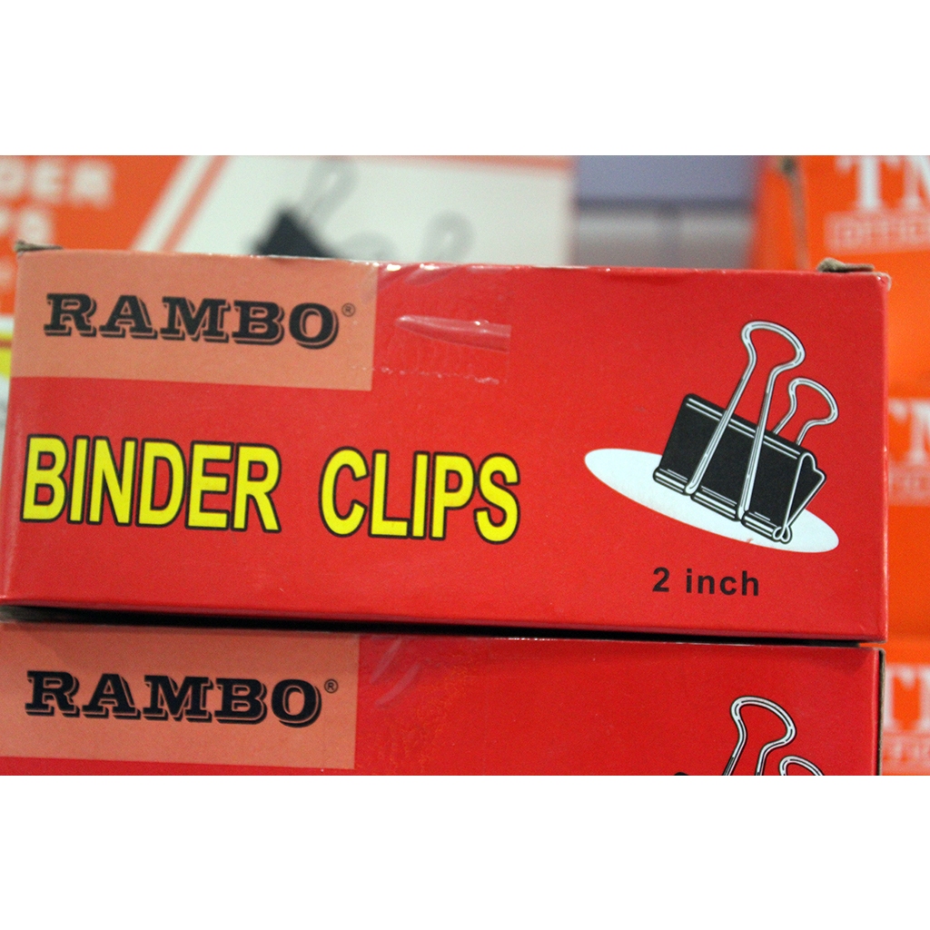 RAMBO CLIP BACKFOLD 2" 12PCS/BOX | Shopee Philippines