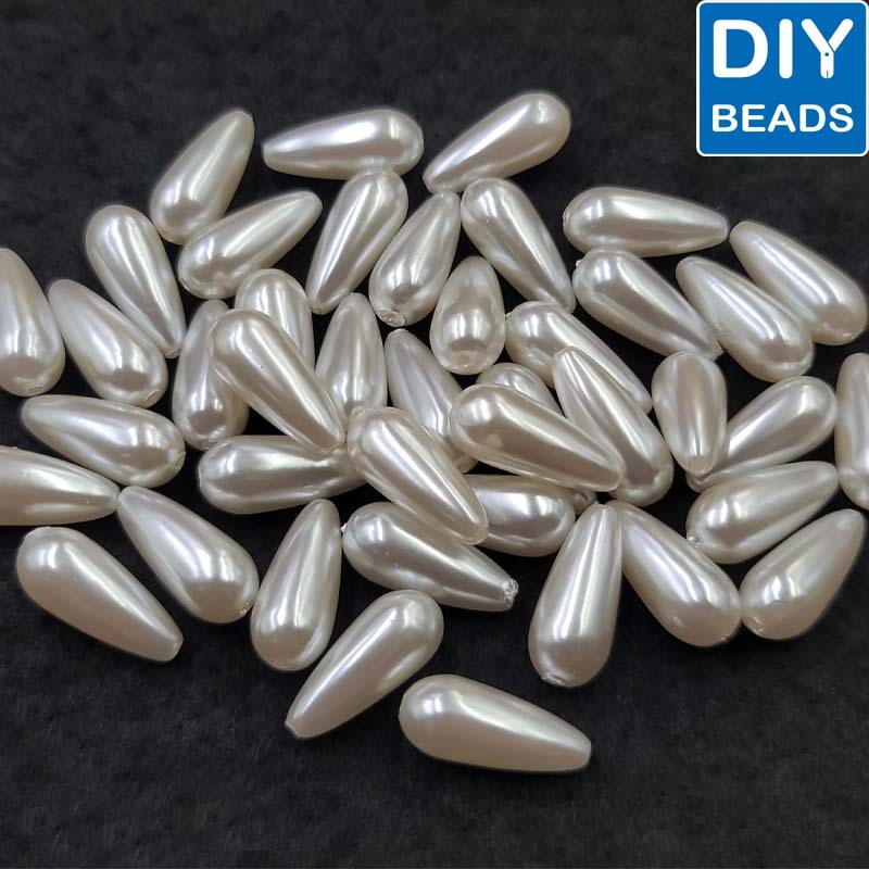 Diy Beads Plastic Pearl Teardrops #7x18 (250grams) | Shopee Philippines