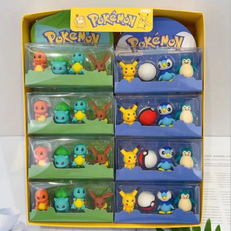Pokemon Sanrio 3D Eraser Set (4pcs/Pack) | Shopee Philippines