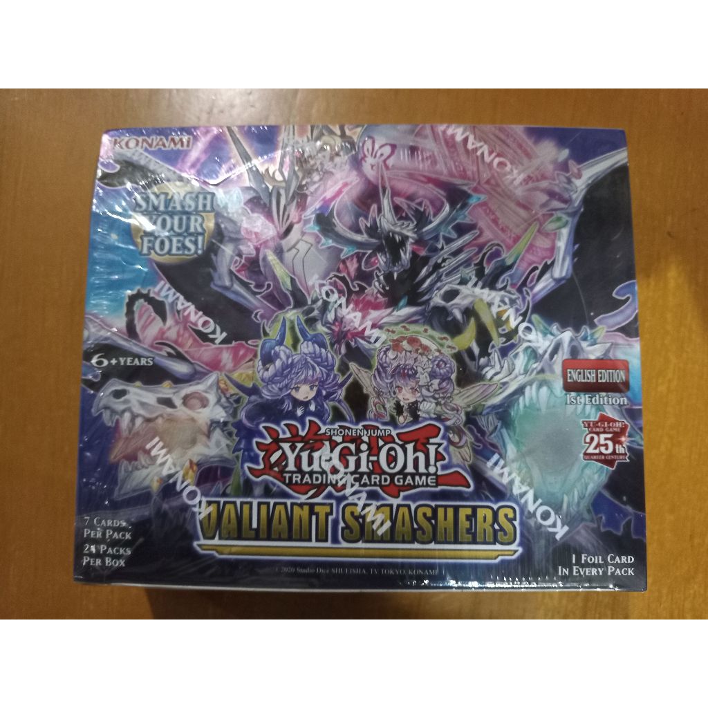 YGO Yu-Gi-Oh! TCG Valiant Smashers VASM-EN Box Sealed English Yugioh | Shopee Philippines