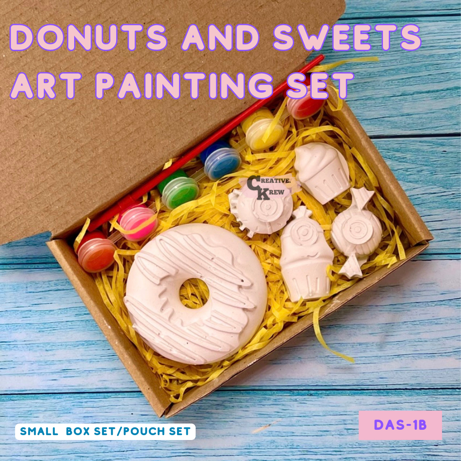 Donuts and Sweets SET 1 PLASTER PAINTING SET AND PARTY GIVEAWAYS GIFTS ...