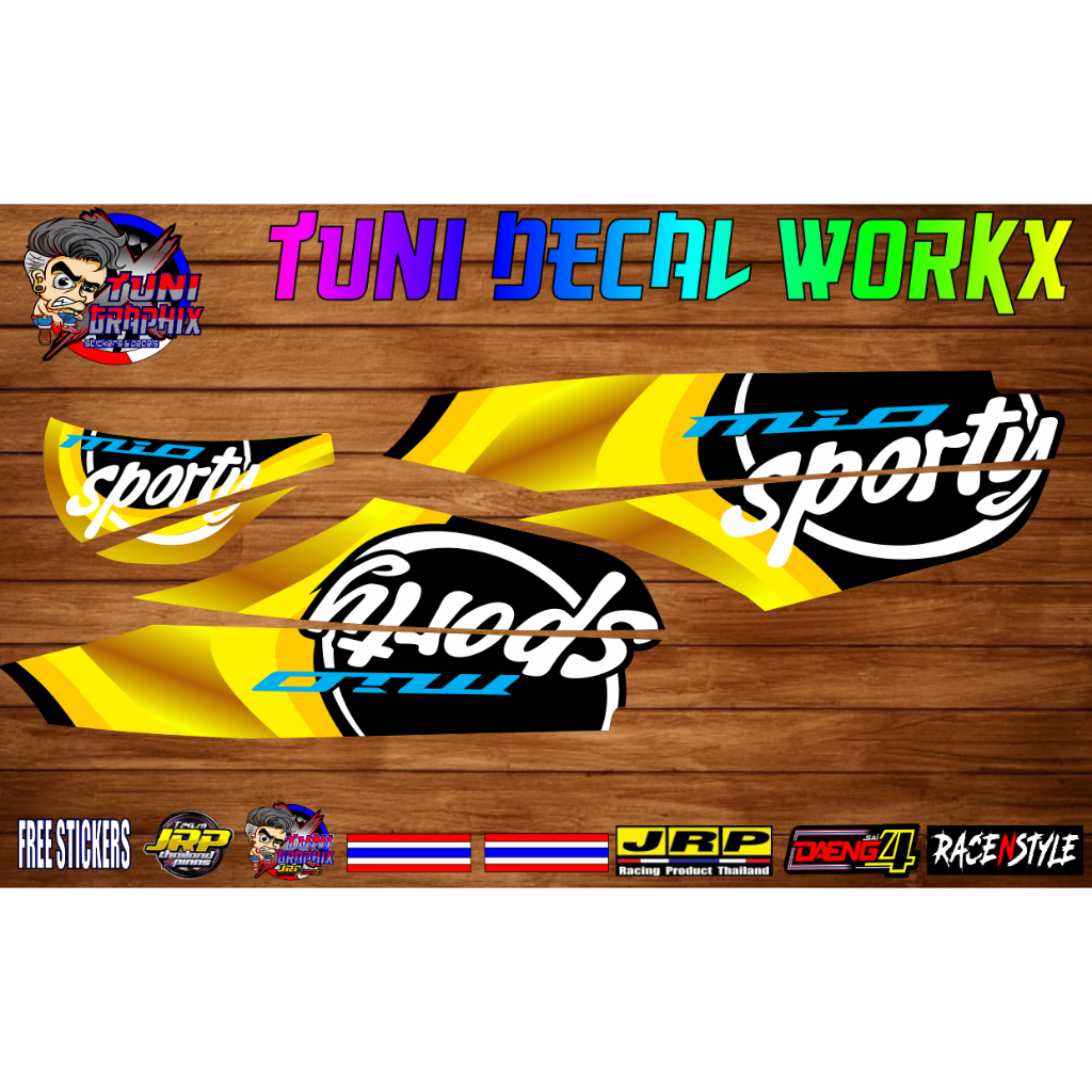 YAMAHA Mio Sporty (Soulty Stock Decals 2021) SOULTY SPORTY 2021 ...