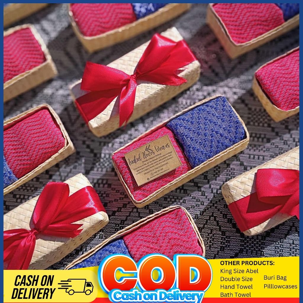 INABEL ILOCOS HANDTOWEL GIFTSET WEDDING SOUVENIR BAPTISM GIFT CHRISTMAS ...