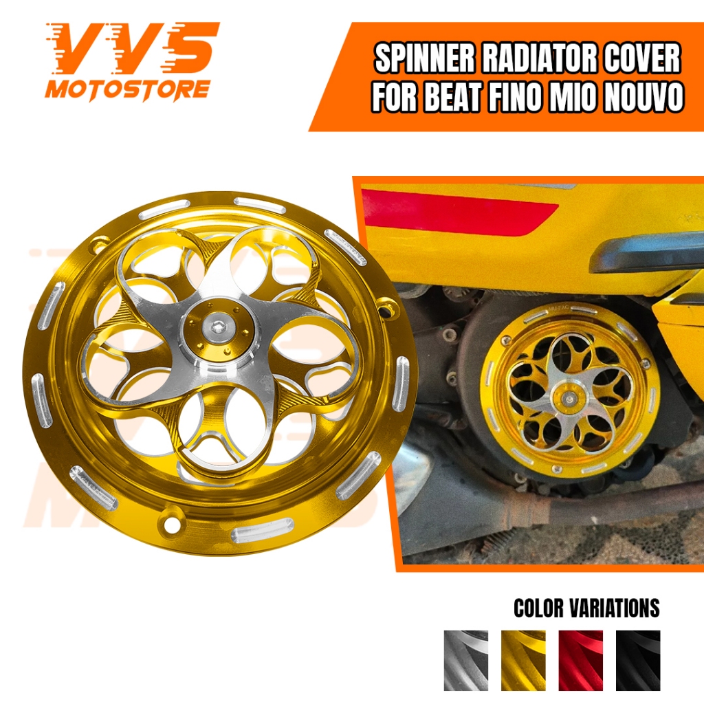 CNC Radiator Fan Protector Cover For Beat FI Fino Mio Nouvo Scoopy ...