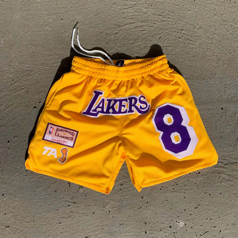 LAKERS 01’ DROP- MESH SHORT ( KOBE EDITION ) | Shopee Philippines