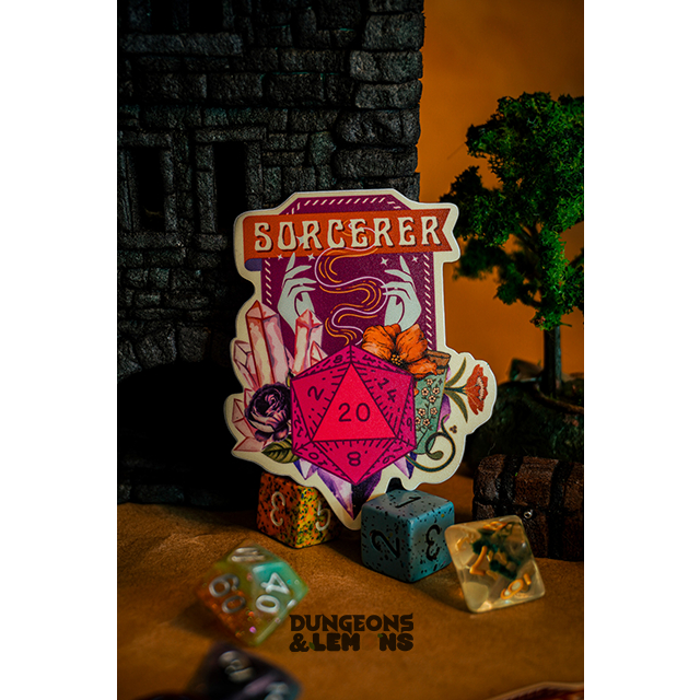 Project Lemons - Dungeons and Dragons SORCERER D&D | Waterproof Laptop Tumbler Stickers | Shopee ...