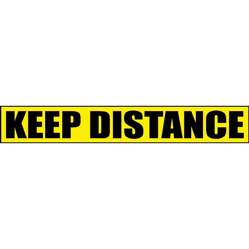 KEEP DISTANCE Car Sticker | Shopee Philippines