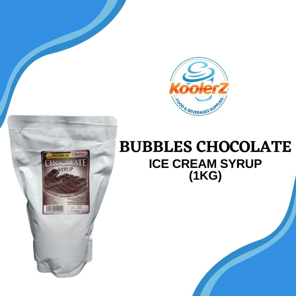 Bubbles Premium Chocoate Syrup 1L | Shopee Philippines