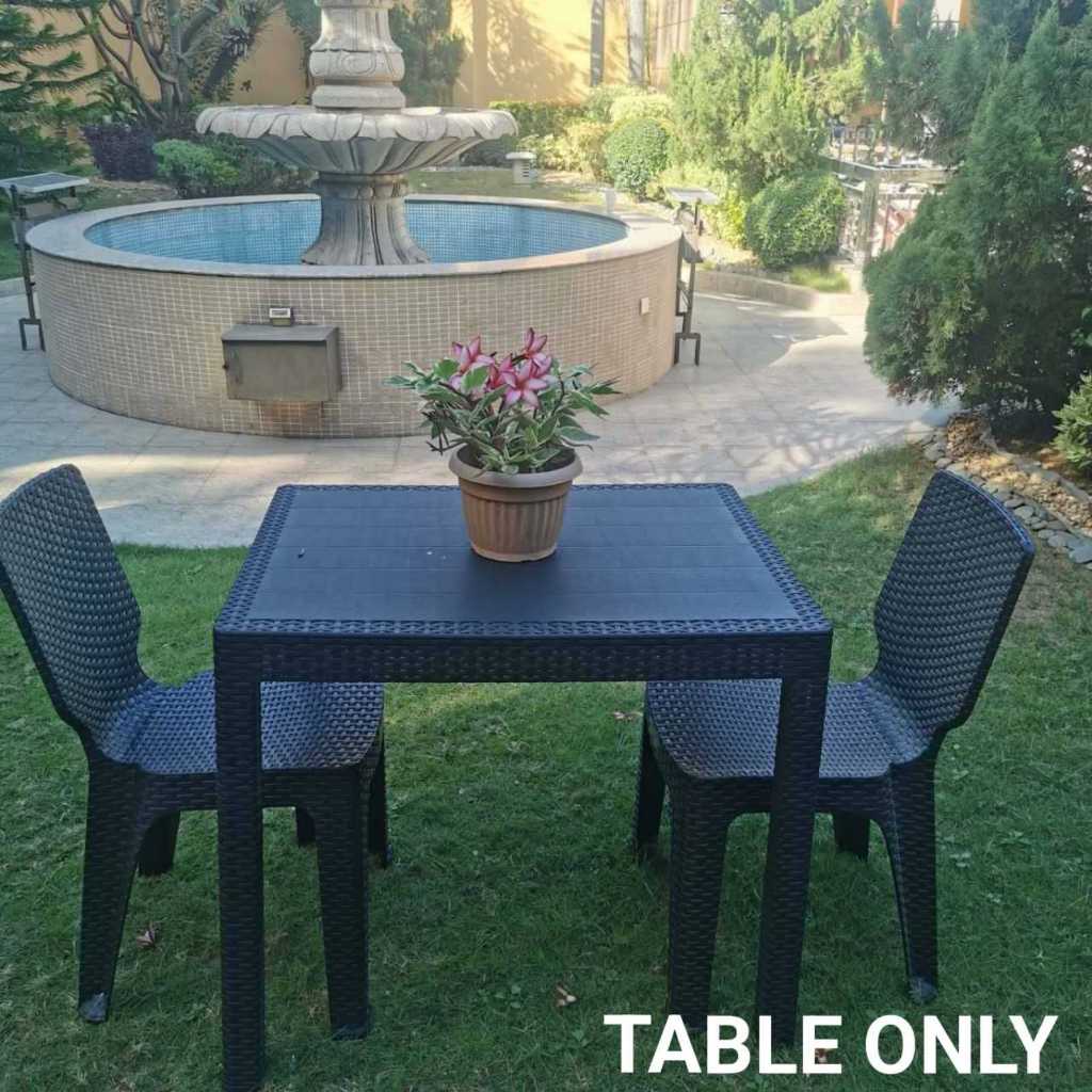 RATTAN DINING TABLE 30X48 RATTAN TABLE / STURDY RECTANGULAR OFFICE ...