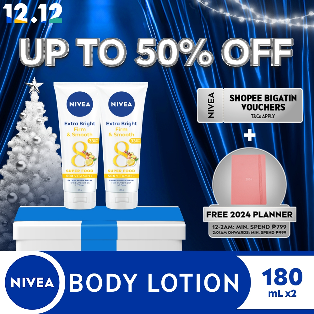Buy 1 Take 1 NIVEA Body Lotion Serum Extra Bright Firm and Smooth with ...