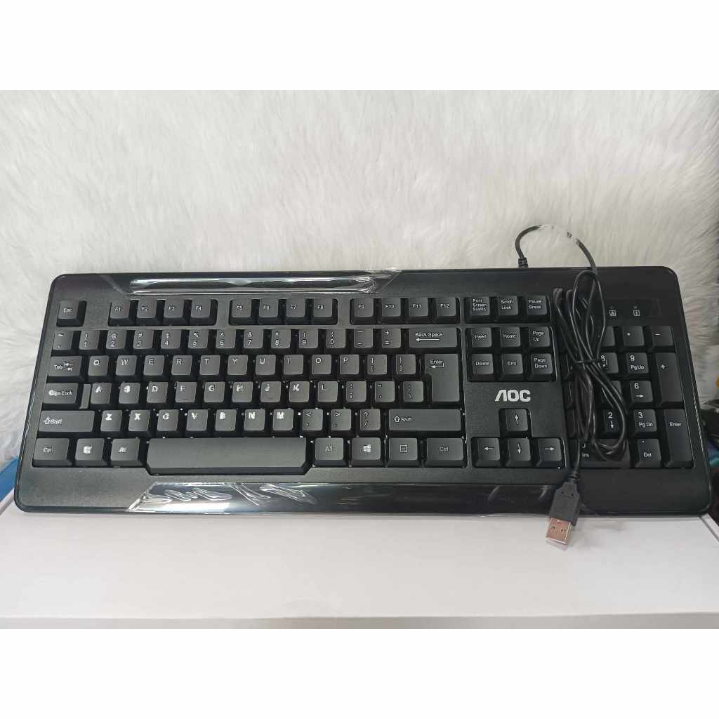 AOC USB WIRED KEYBOARD | Shopee Philippines