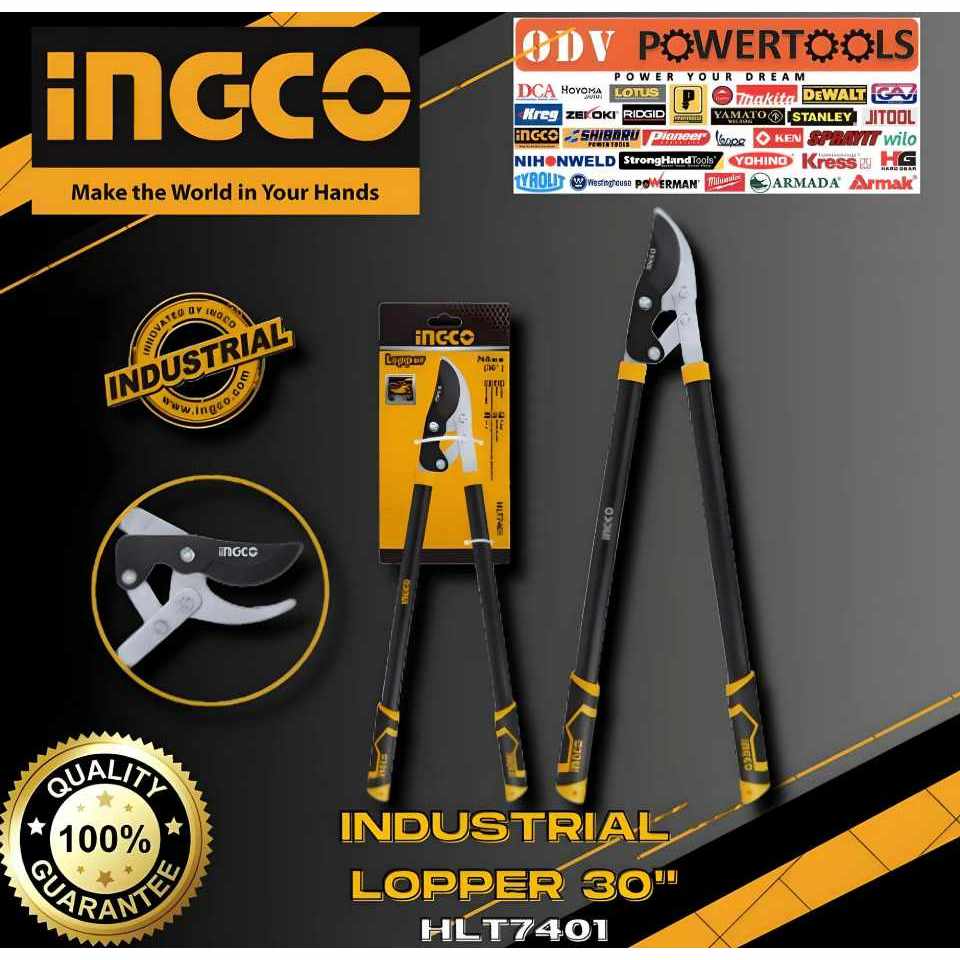 Ingco HLT7401 Industrial Lopper 30" Carbon Steel Material for Tree ...