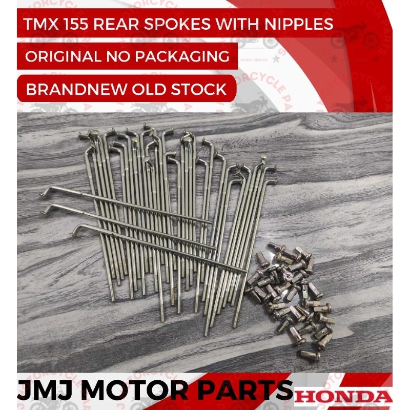 TMX 155 Rear/Front Spokes w/ Nipples original old stock | Shopee ...