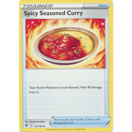 Spicy Seasoned Curry - 151/189 - Regular Trainer | POKEMON TCG: SWSH ...