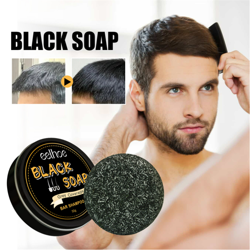 Hair growth soap shampoo hair blackening repair natural black hair soap ...