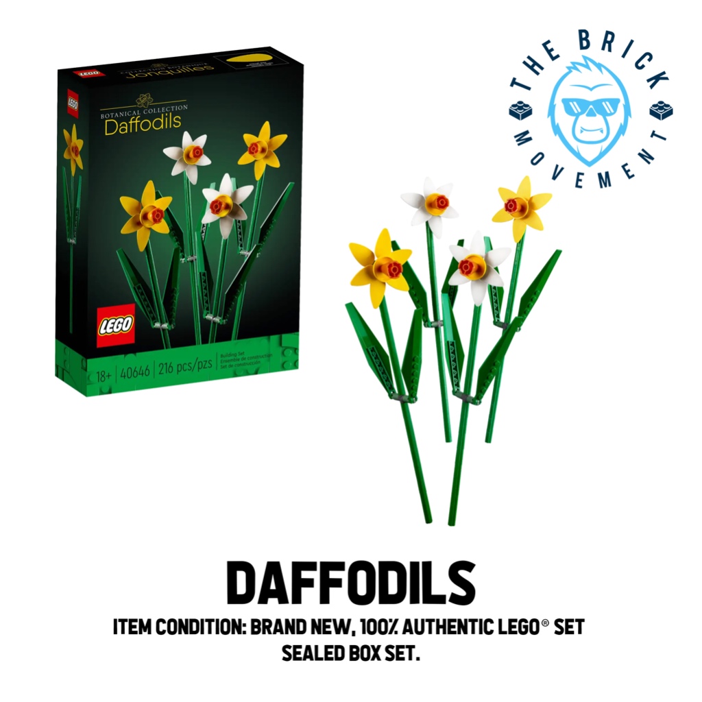 LEGO® BOTANICAL COLLECTION 40646 Daffodils Set | Shopee Philippines