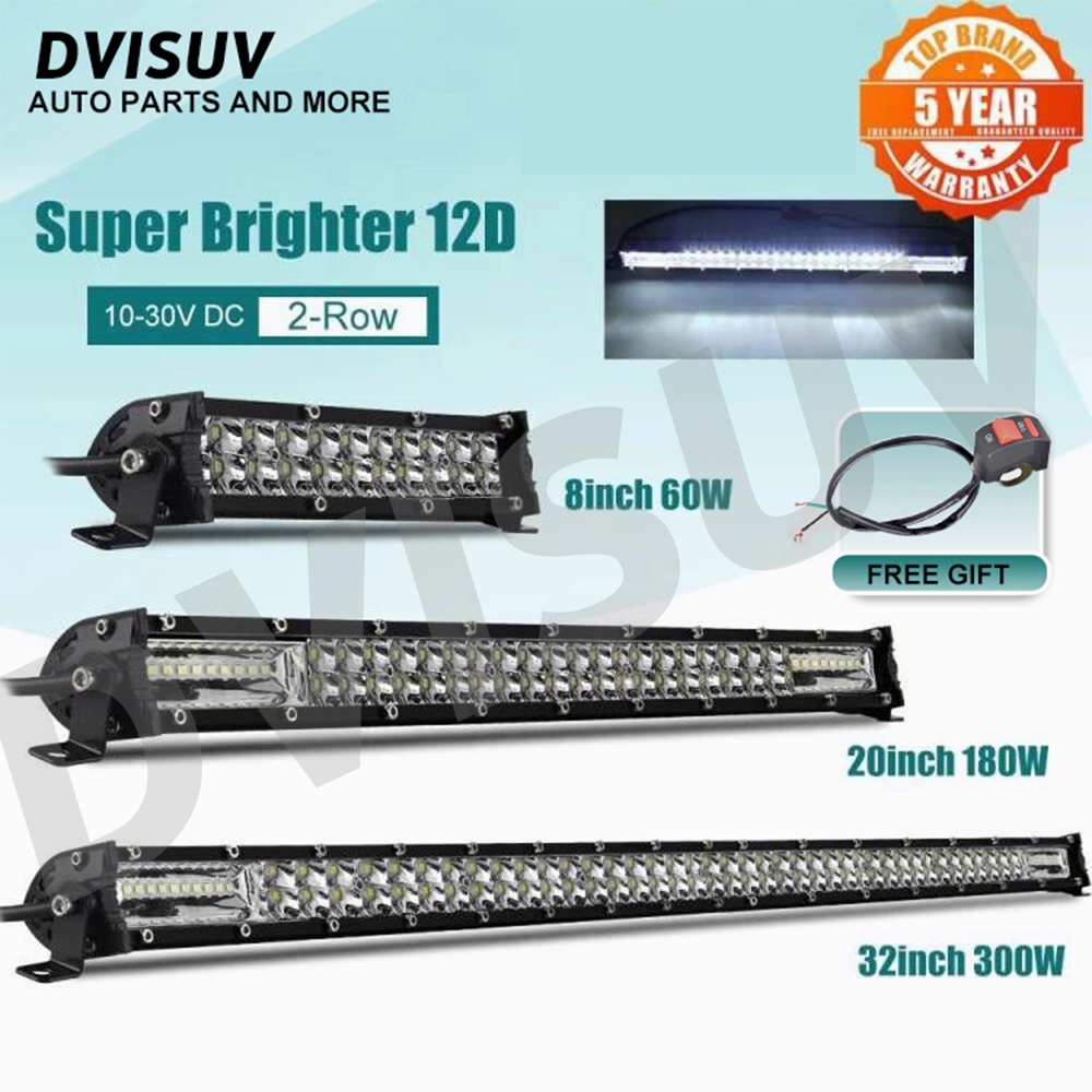 7/14/20/26inch Car Work Light 12V24V Universal LED Light Bar Working ...