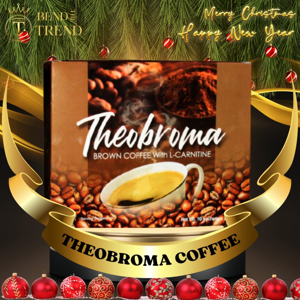 ( 1 BOX ) THEOBROMA COFFEE MIX / RAW CACAO POWDER / BROWN COFFEE WITH L ...