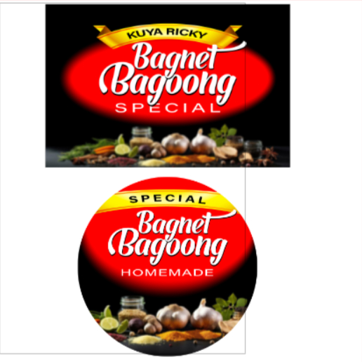 20pcs Bagnet Bagoong Waterproof STICKER LABEL | Shopee Philippines