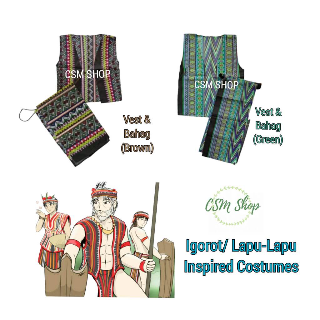 Traditional/Native Filipino Costumes for BOYS - IGOROT/ LAPU-LAPU ...