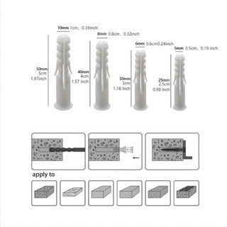 PER 100PCS --- Plastic Tox (5mm to 10mm) | Shopee Philippines