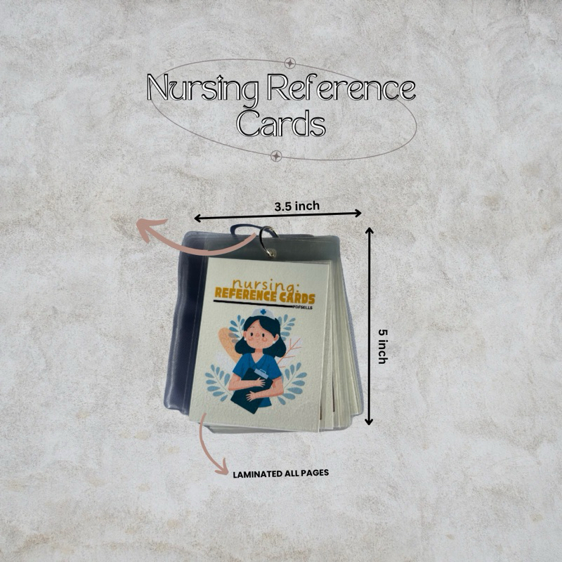 Nursing Reference Cards | Shopee Philippines