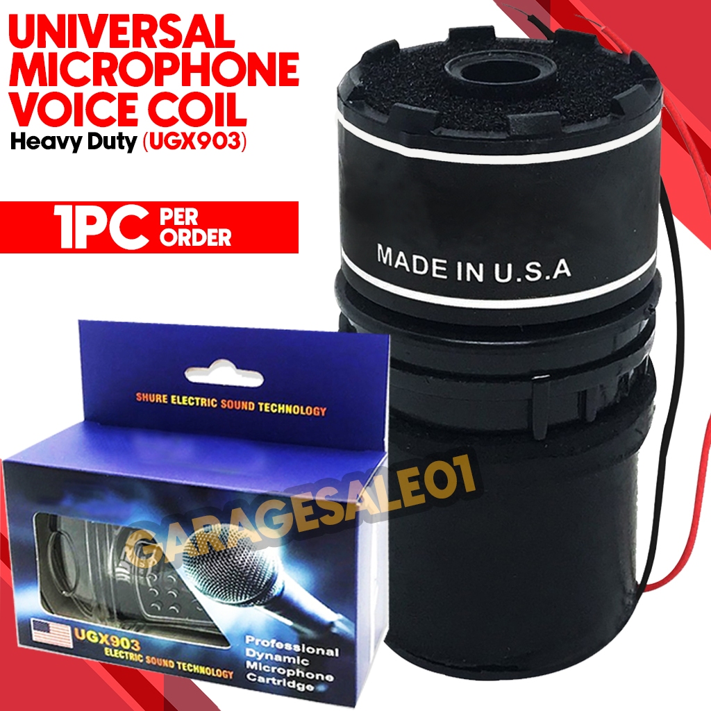 GS Universal Microphone Voice Coil UGX903 — Replacement for SHURE ...