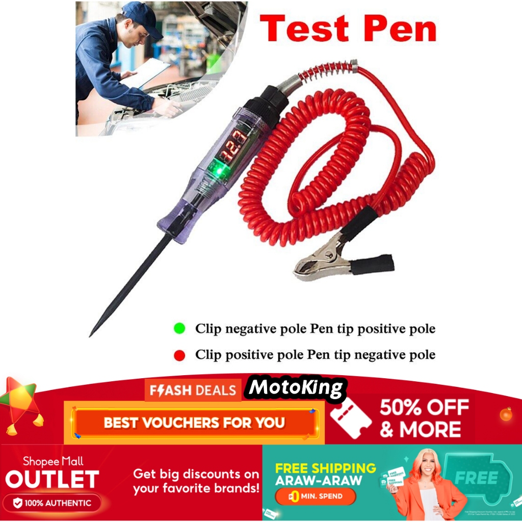【12H SHIP】6V-24V DC Car Truck Voltage Circuit Tester Digital Display ...
